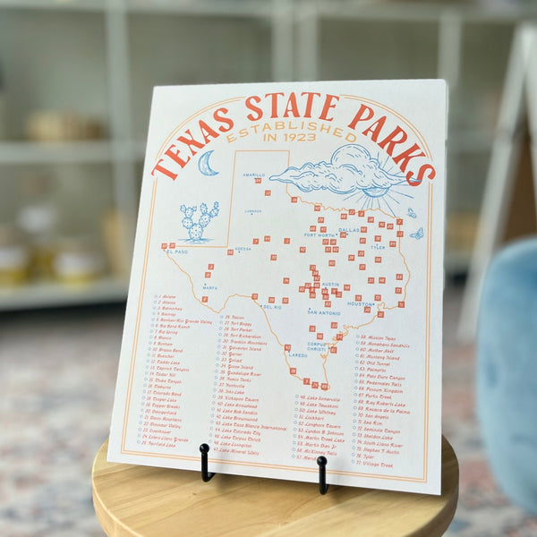 Texas State Park Map – atticusandco